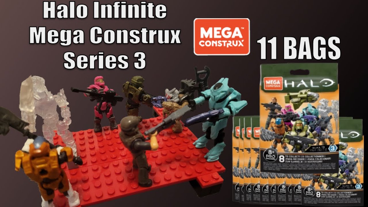 Mega Constructs Halo Infinite series 3 blind bag unboxing - YouTube