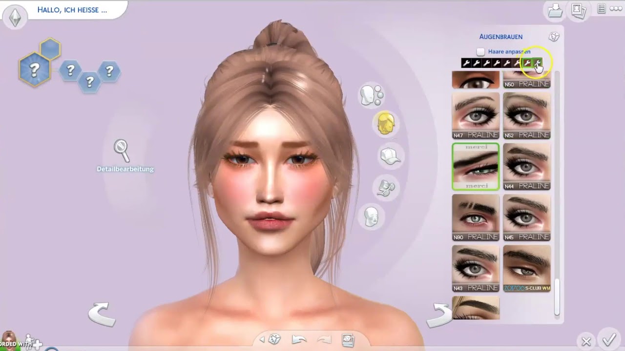 The Sims 4 I CAS Realistic Female Sim - YouTube