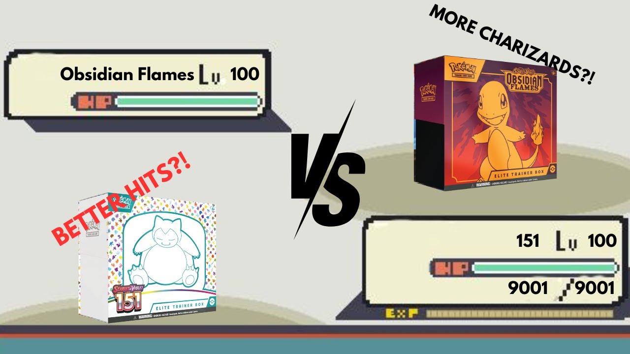 CHARIZARD CHASE!!! ETB BATTLE- Obsidian Flame vs. 151 - YouTube
