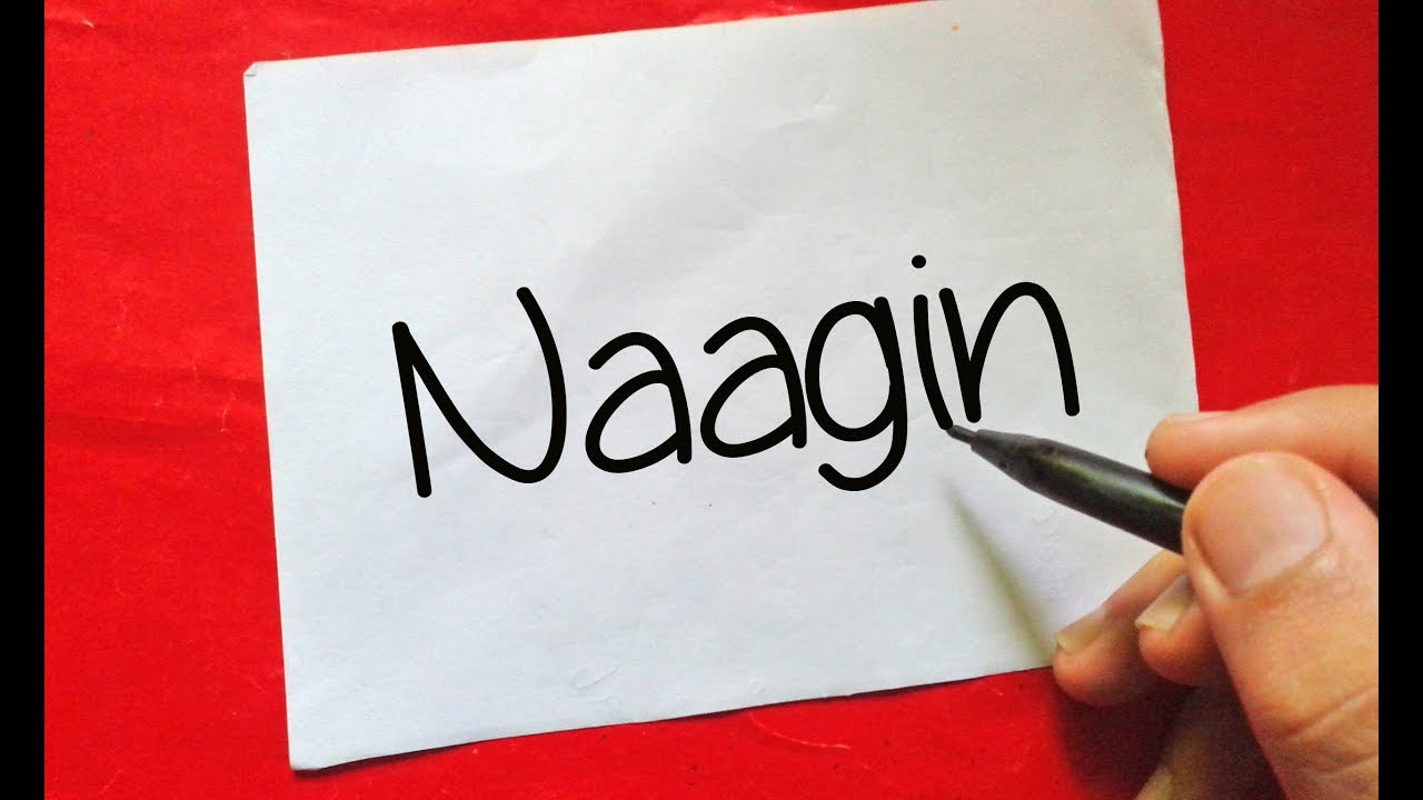Naagin Season 3 - How To Turn Words " Naagin " Into Cartoon - Wordtoon ...