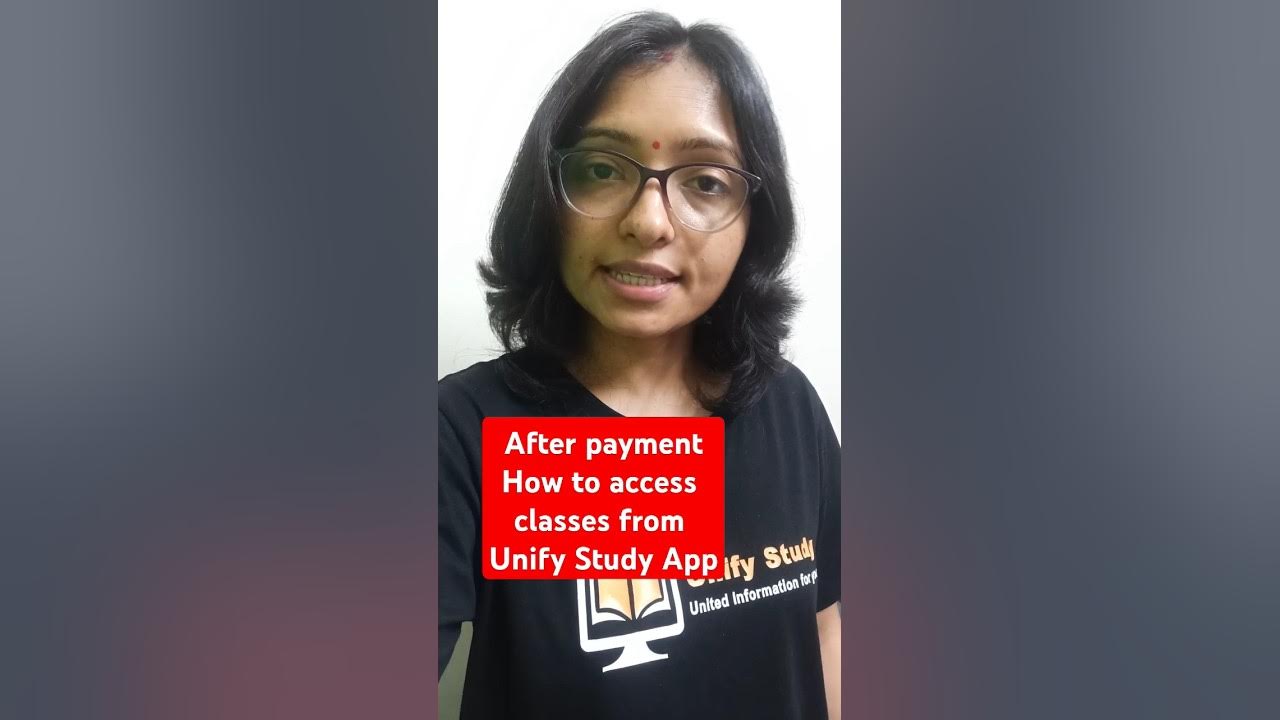 After Payment how to access class from Unify Study App #unifystudy - YouTube