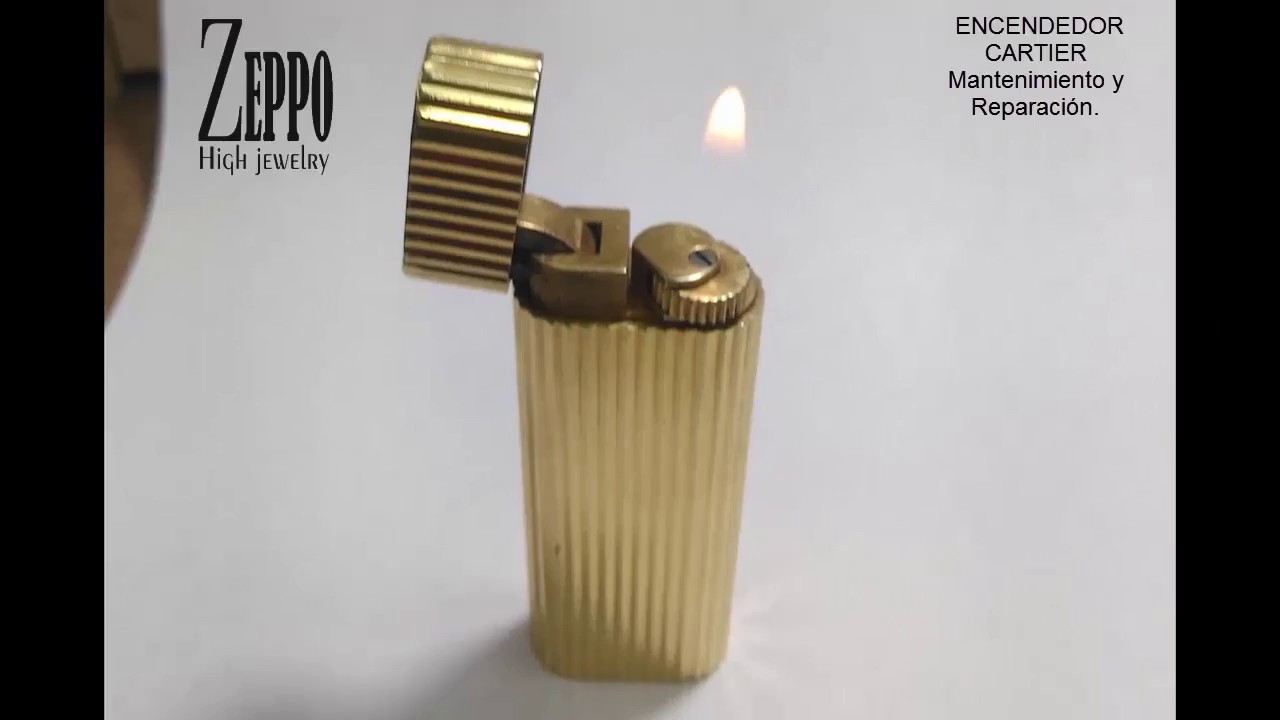 Encendedor Cartier. Mantenimiento y Reparación. - YouTube