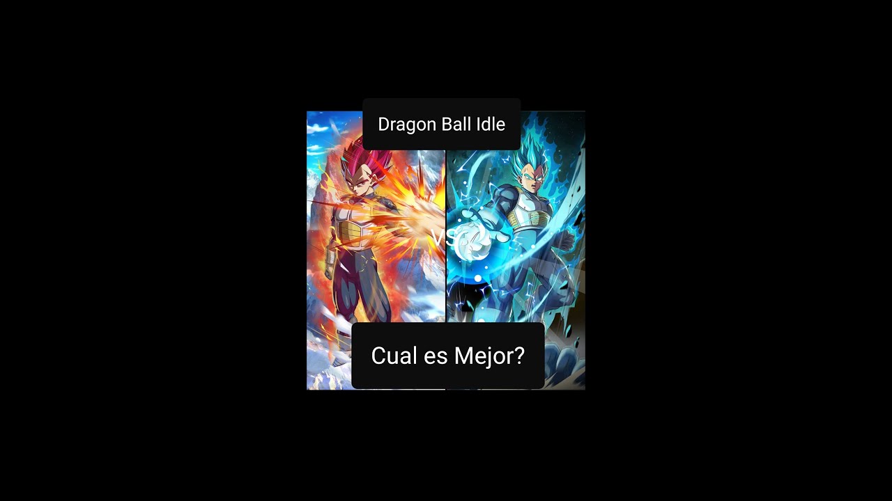 Dragon Ball Idle - Vegeta Dios Rojo VS Vegeta Dios Azul , Cual es Mejor ...