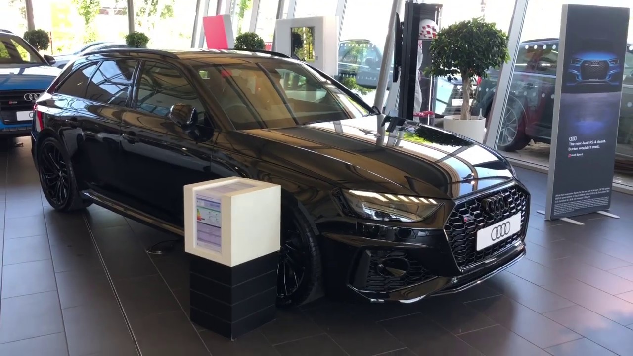 Brand New Audi RS4 Avant Carbon Black for sale at Stoke Audi - YouTube