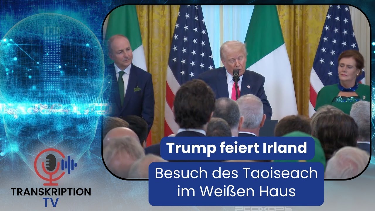 Trump empfängt Irlands Premierminister: Humor, Politik & bewegende ...