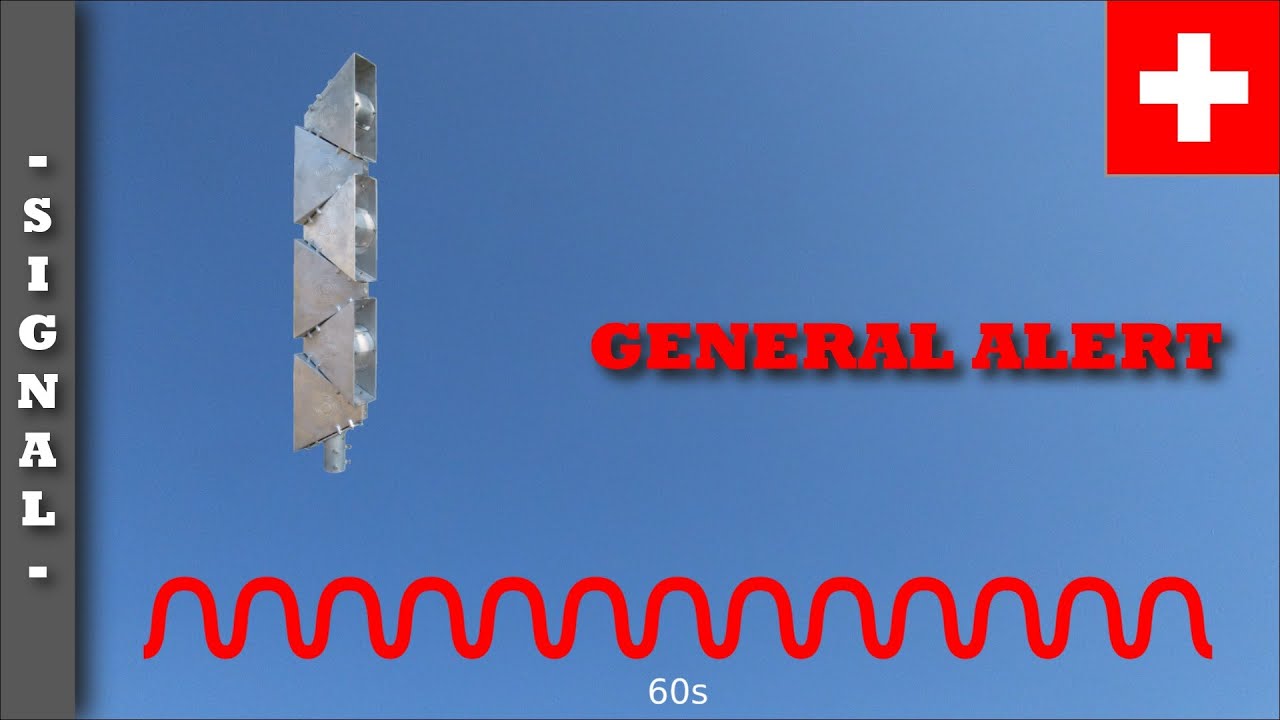 Siren signal "GENERAL ALERT" (Switzerland 🇨🇭) | Delta 6 - YouTube