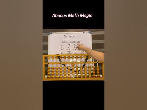 Abacus big friends #higherlevel #abacusmathmagic #maths #-9=-10+1 #abacuslearning #tutorials ...