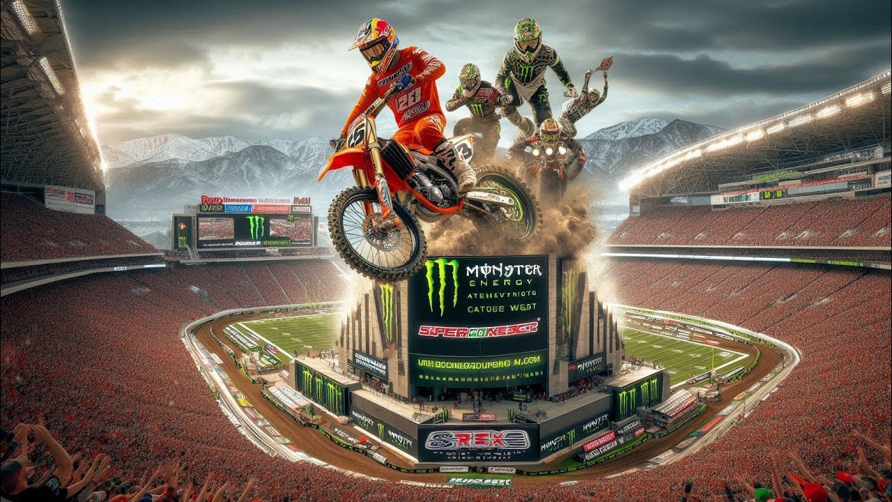Sam Boyd Stadium - Las Vegas -Campeonato 250 West 4K Monster Energy ...