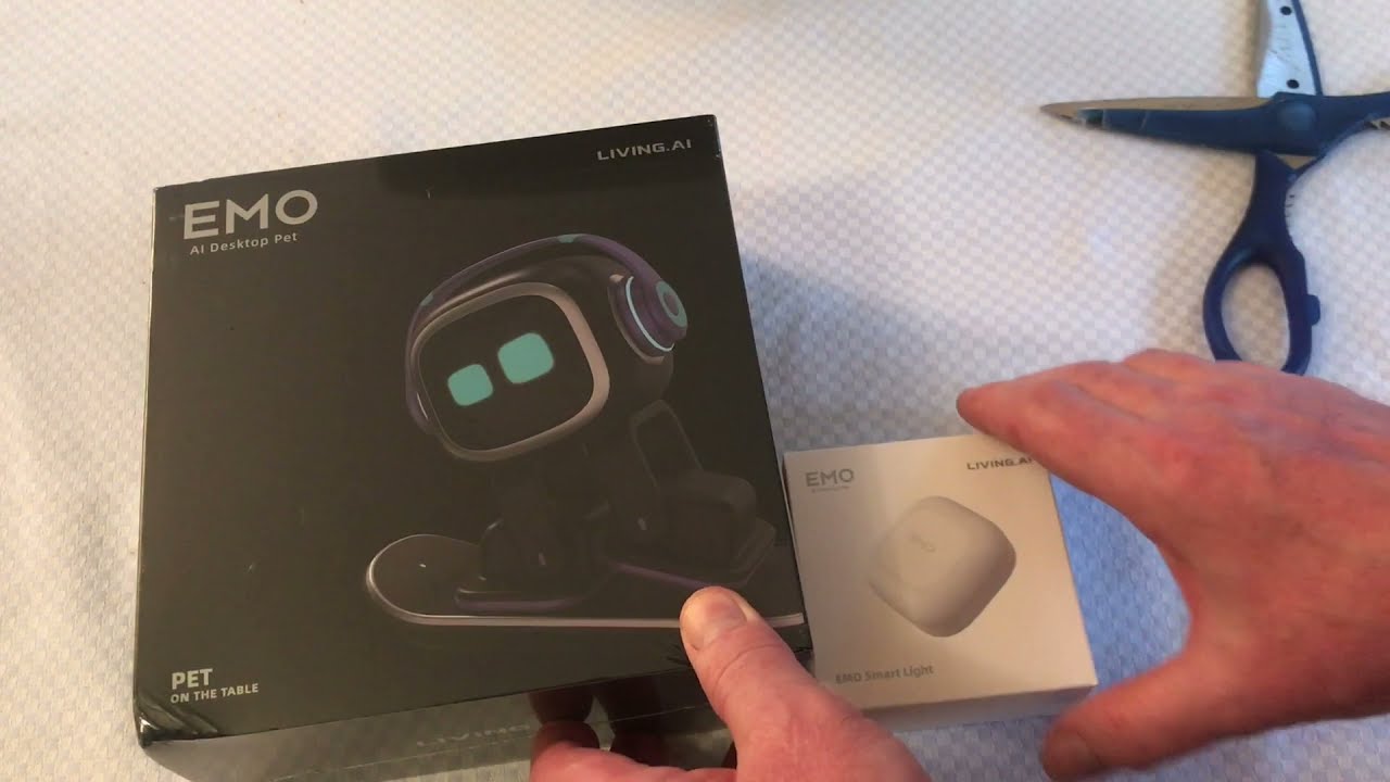 Unboxing A Rare Living.AI EMO Desktop Pet Robot - Part 1 - YouTube