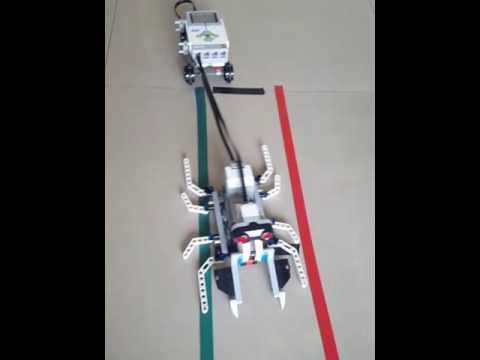 Spider made with EV3 Lego Mindstorms - YouTube