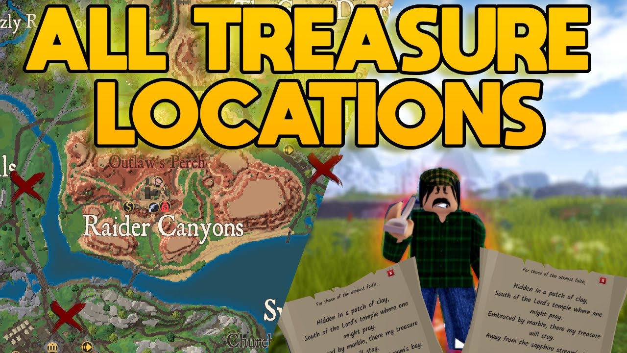 ALL *NEW* Treasure Scroll Loactions | The Wild West Roblox - YouTube