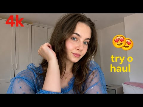 4K Cool Shein String Bikini Tiny Bikini Try On Haul See Everything Sheer Transparent Dress &Lingerie