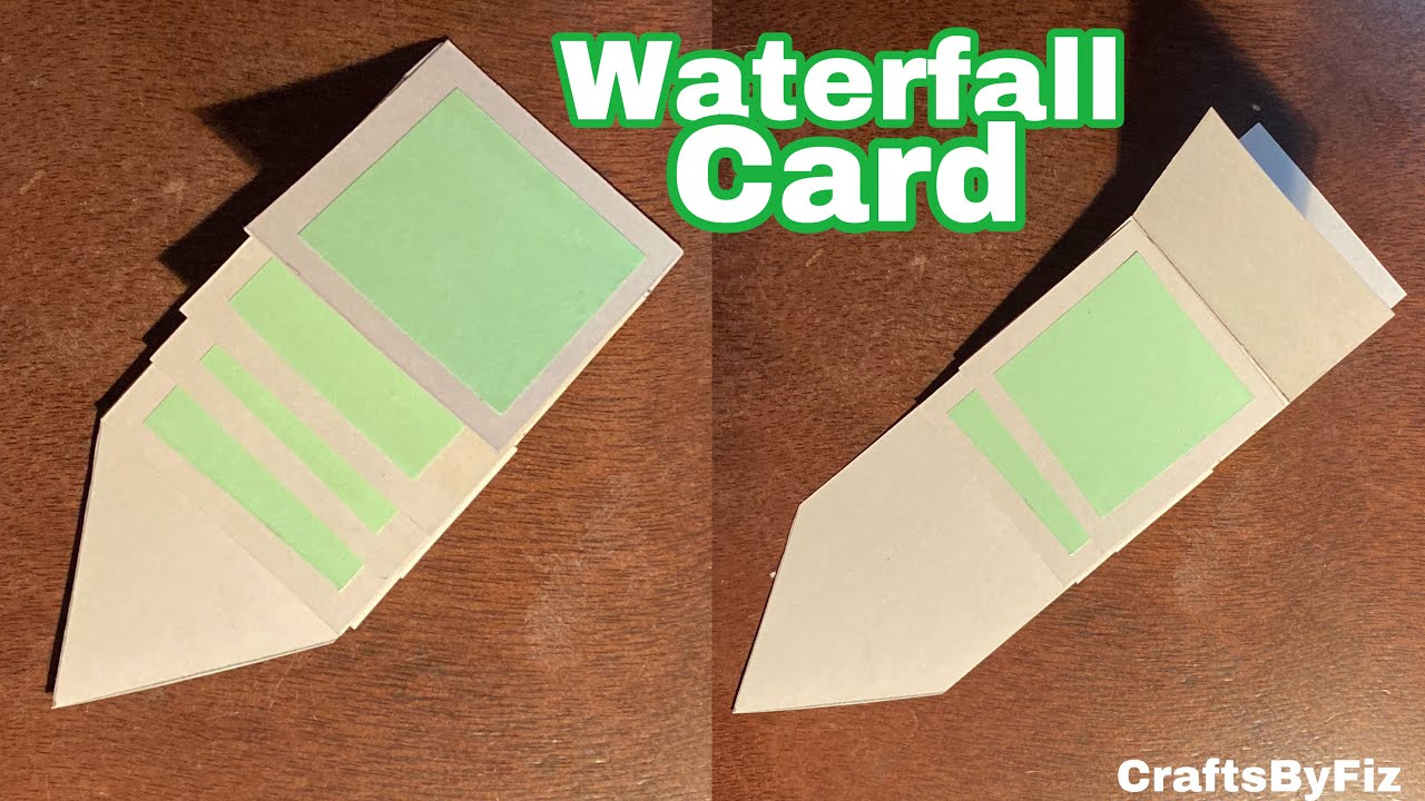 Waterfall Card Tutorial | Scrapbook/Explosion Box Easy Interactive Card Ideas 2020 | CraftsByFiz ...