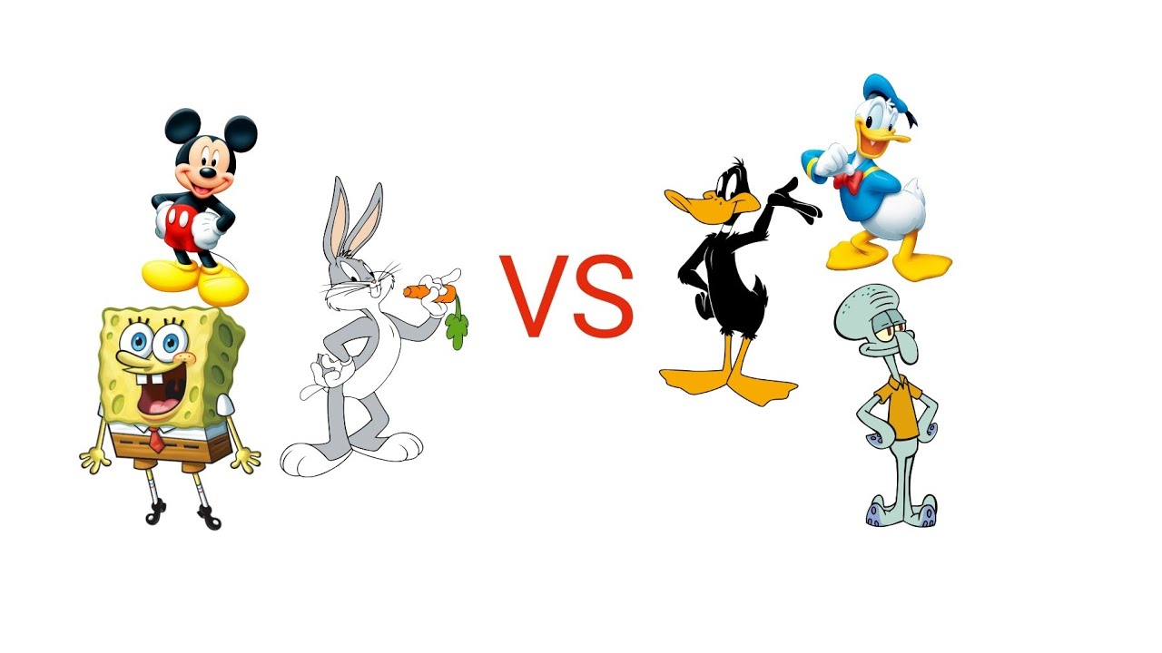 mugen bugs bunny/spongebob/mickey mouse vs daffy duck/squidward/donald ...