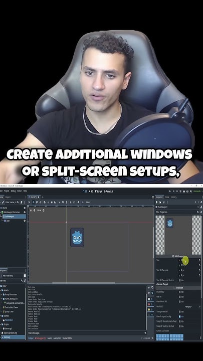 Multiple Windows With Viewport Gamedevelopmenttutorial Animation Gamedevtips