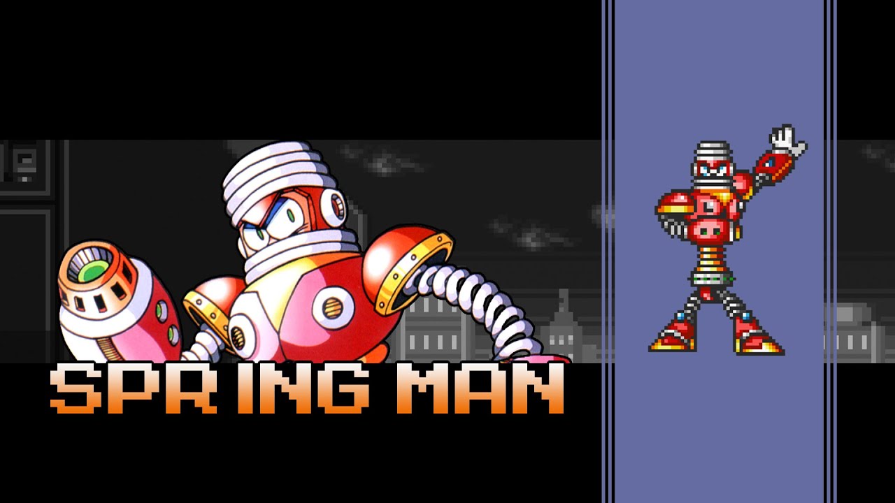 Ultimate Challenge Mega Man: Spring Man (No Damage, No Miss) - YouTube