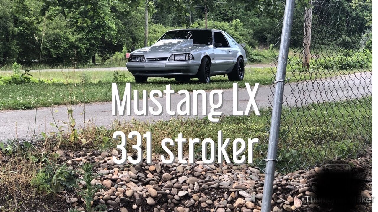 331 stroker foxbody launch - YouTube