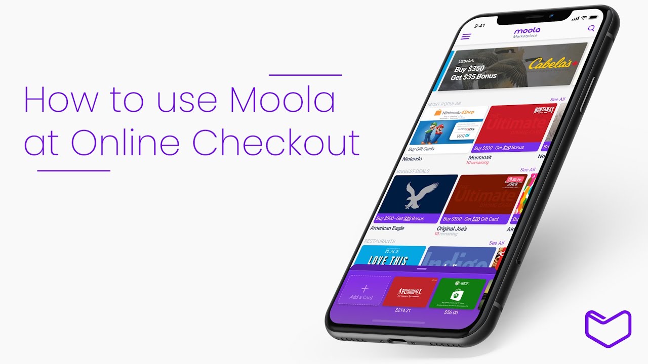 How to Use Moola at Online Checkout - YouTube
