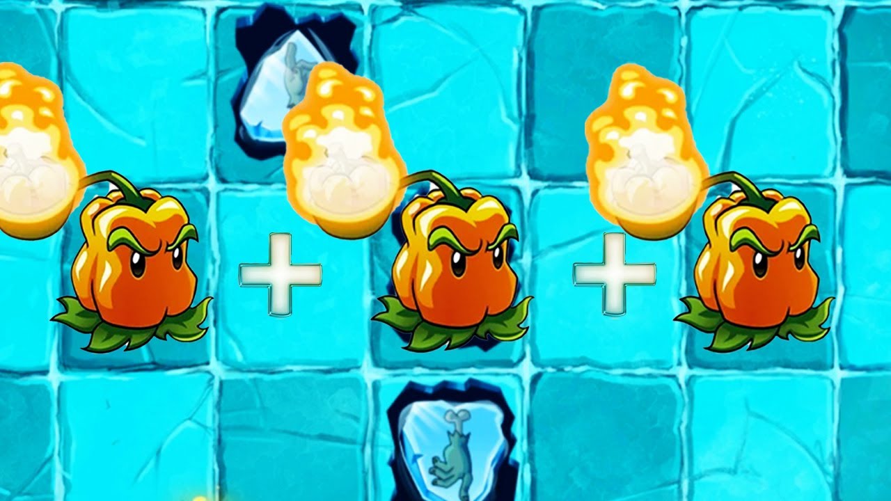 Fire Pepper Plants Vs Zombies PVZ - YouTube