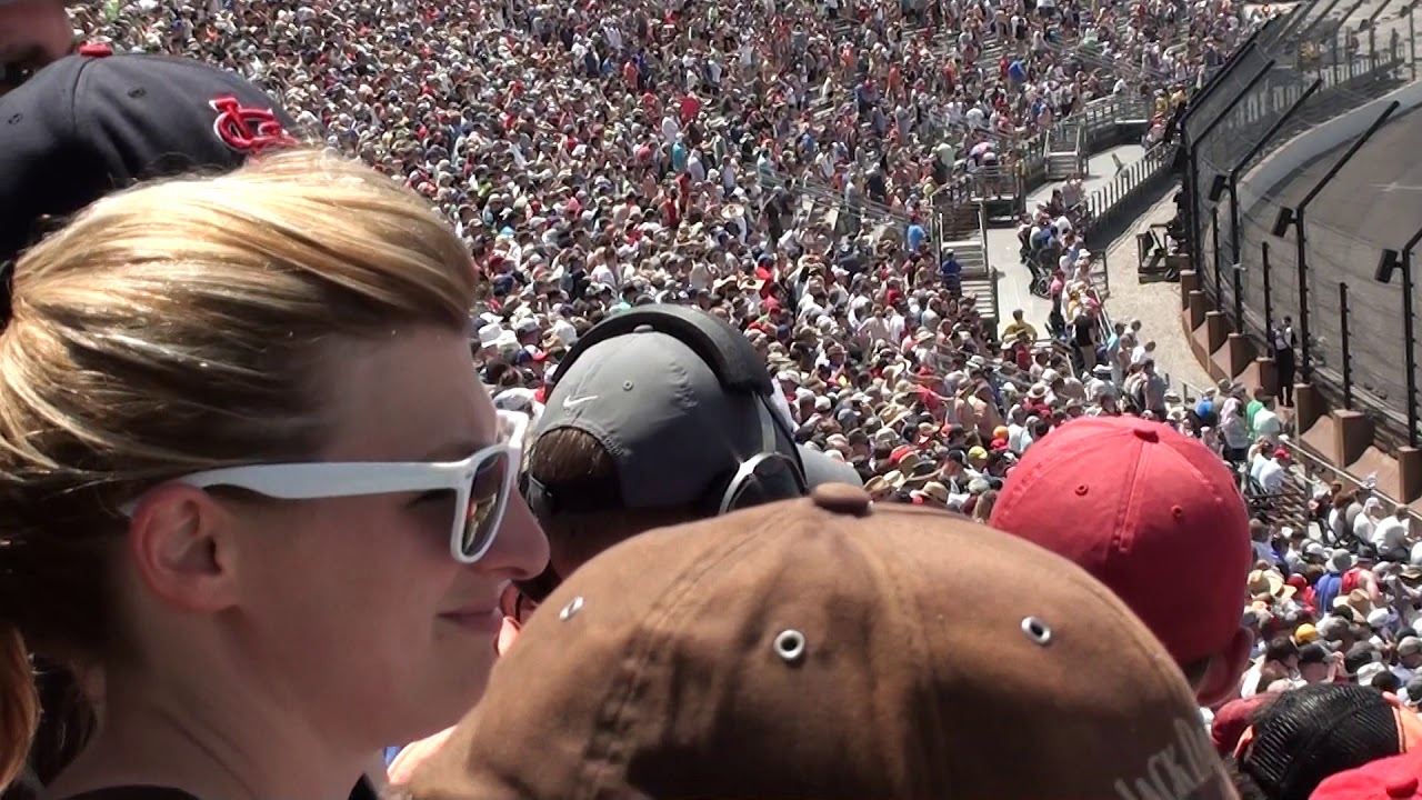 2018 Indy 500 Parade and Start Turn 3 - YouTube