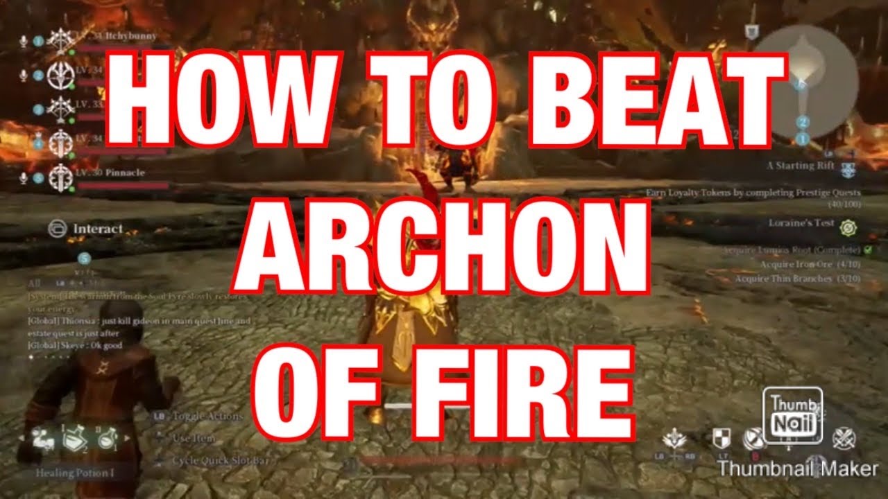 How to beat Archon of Fire Bless Unleashed - YouTube