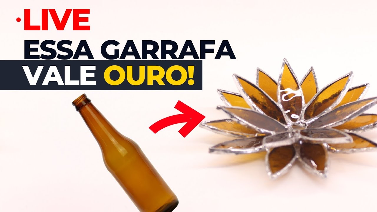 Como fazer uma Garrafa virar "ouro" na sua mão. - YouTube