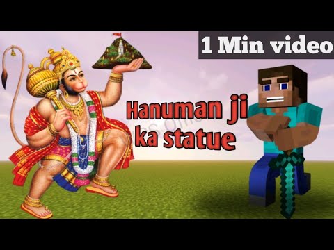 ||We make a Hanuman statue in Minecraft|| - YouTube