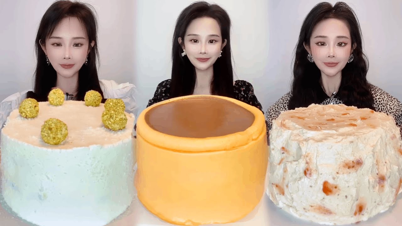 Asmr🍰Eating Custard Cheese🍰 (Soft And Waxy Sound) 크림丨먹방丨Mukbang丨 ...