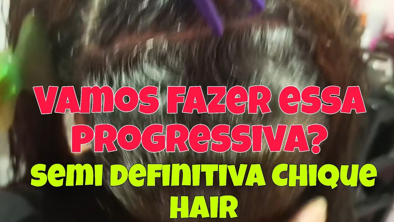 Alisando um cabelo com a semi definitiva Chic hair. Veja a ...