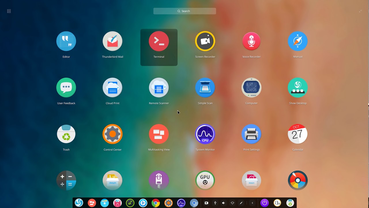 deepin GNU/Linux dock flickering - YouTube