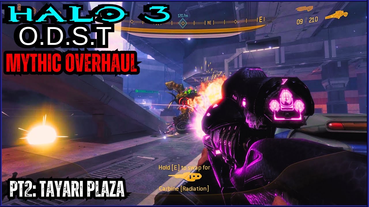 Halo 3 ODST: Mythic Overhaul | Campaign Mod | Part 2: TAYARI PLAZA ...