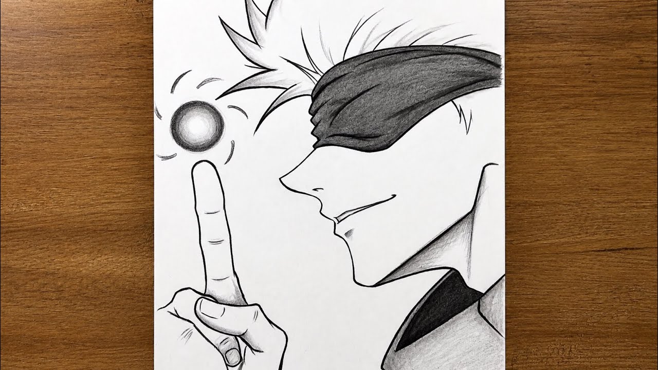 How to Draw Gojo Satoru’s Hollow Purple | Easy Anime Drawing - YouTube
