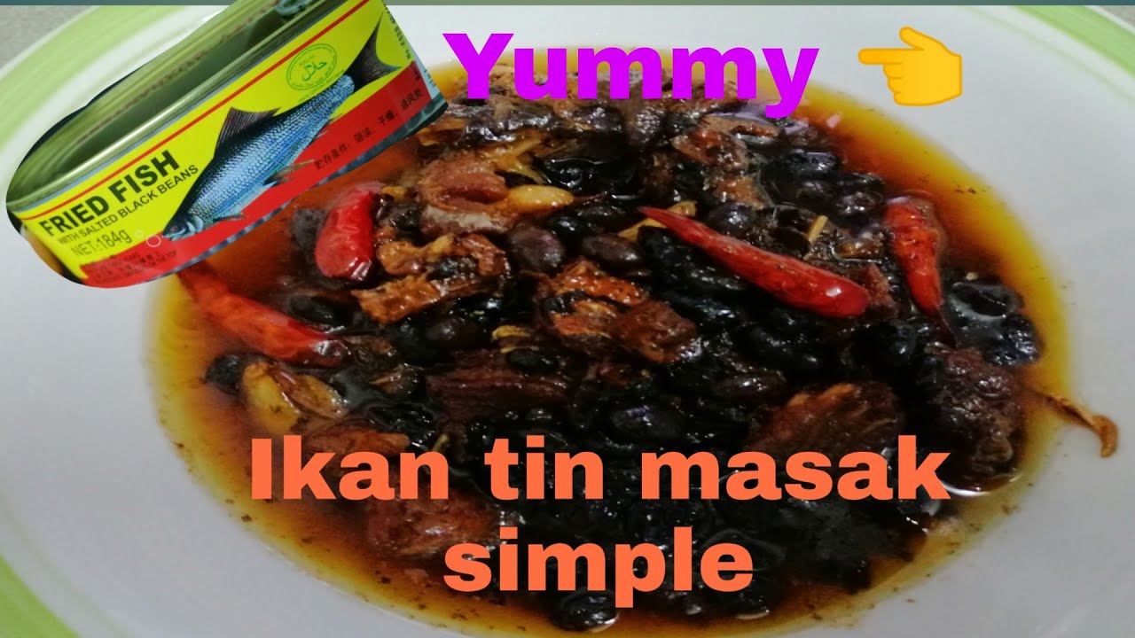 Masak ikan tin black beens - YouTube