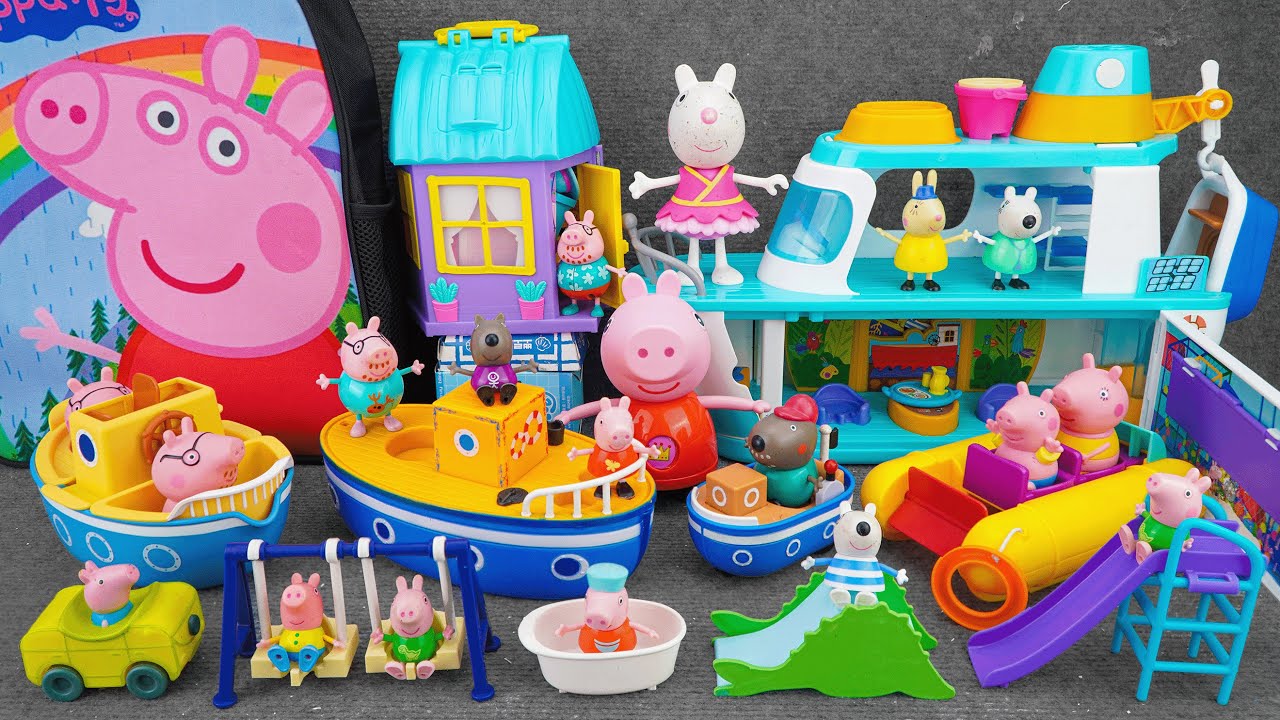 128 Minutes of Satisfying ASMR Unboxing | Adorable Peppa Pig All Around ...
