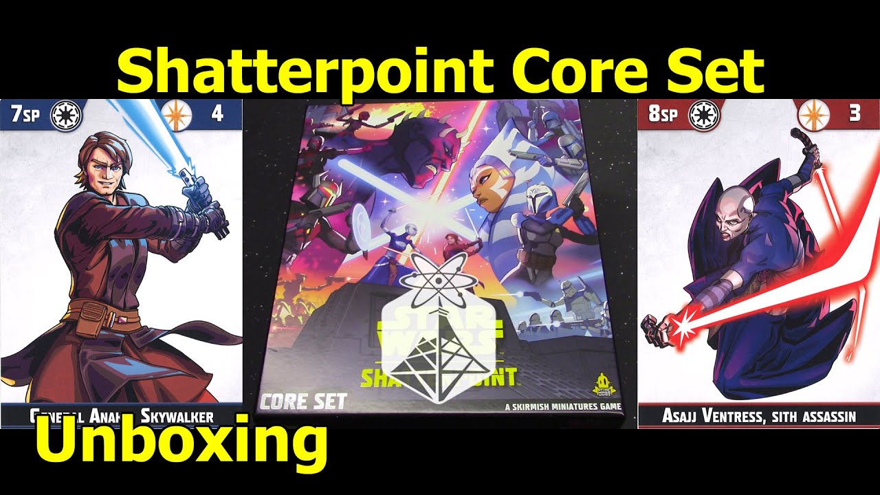 Star Wars Shatterpoint Core Set Unboxing - YouTube