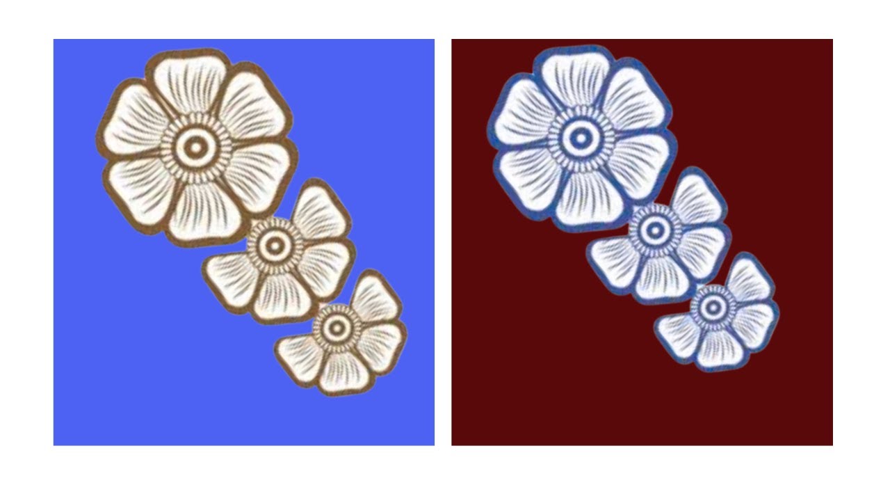 Simple Floral Design in CorelDraw | Step-by-Step Tutorial - YouTube
