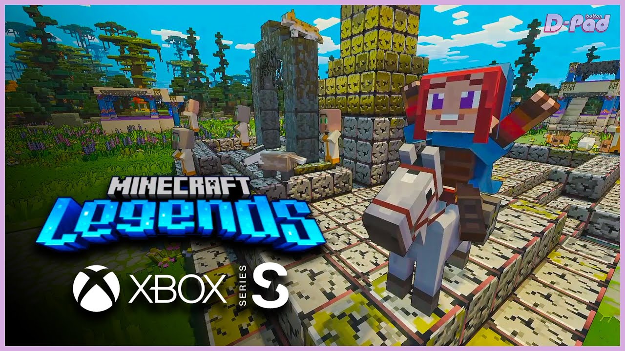 Minecraft Legends XBOX Series S Gameplay - XBOX GAME PASS - YouTube