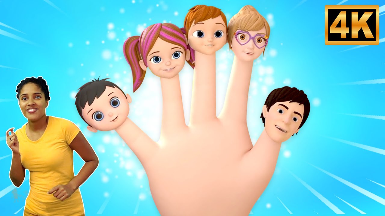 Finger Family Song for Kids, Learn Family Members - YouTube