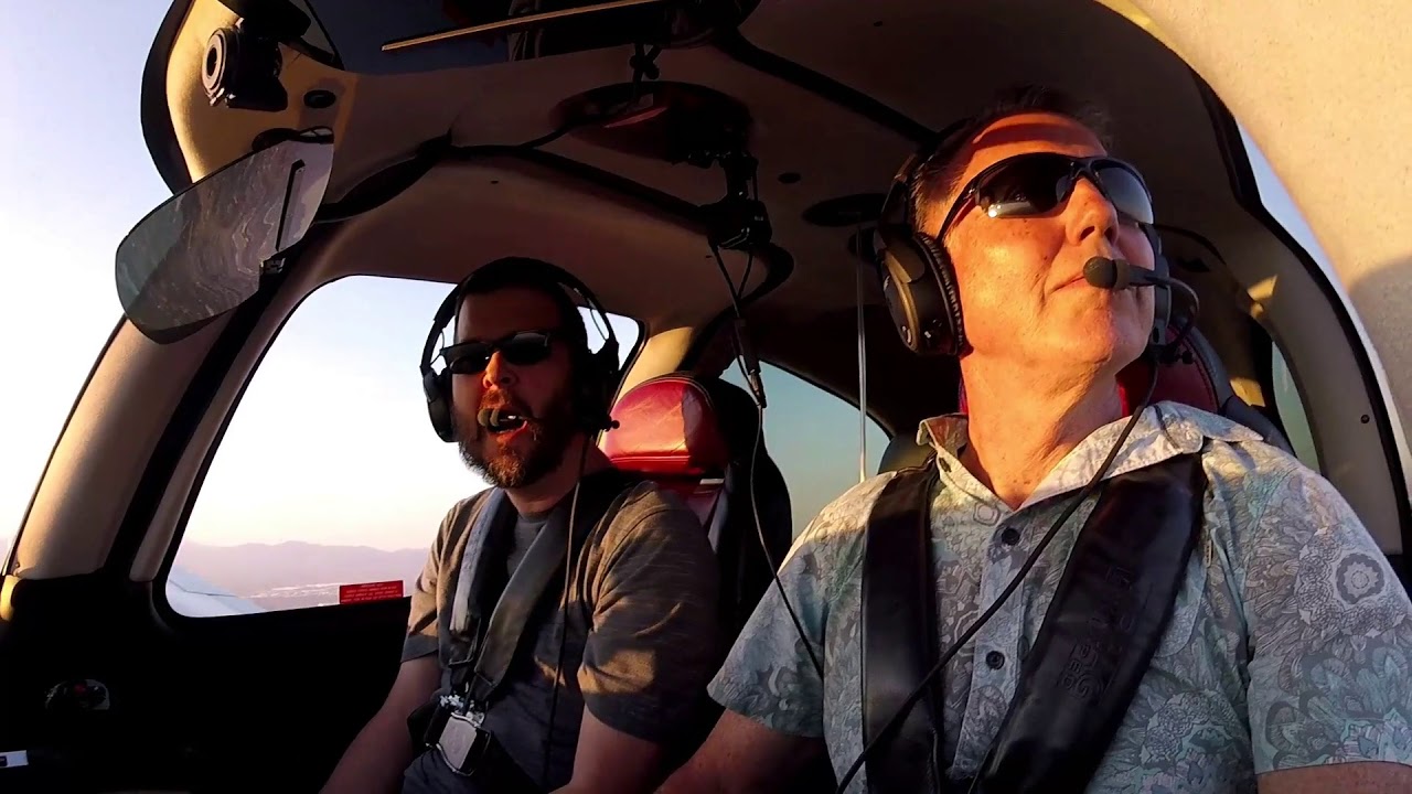 QuickReel of KLAS Approach 19R - Flare, Grease, Taxi, Repeat - YouTube
