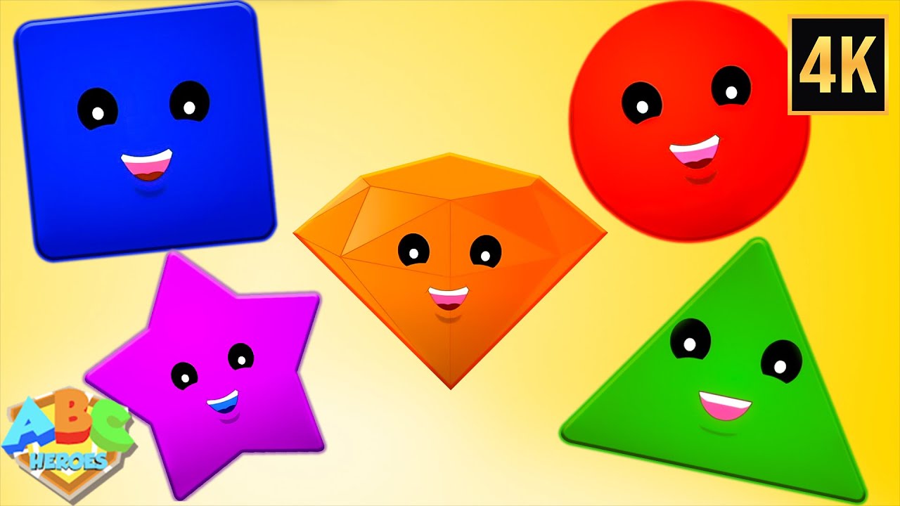 Shape Song for Kids + More Learning Rhymes for Kids - YouTube