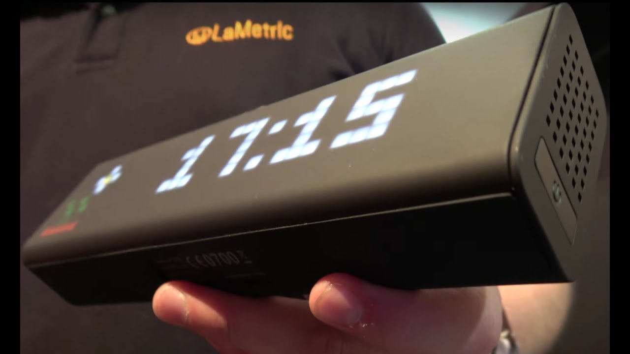 LaMetric Air real-time Smart Dashboard Clock - YouTube