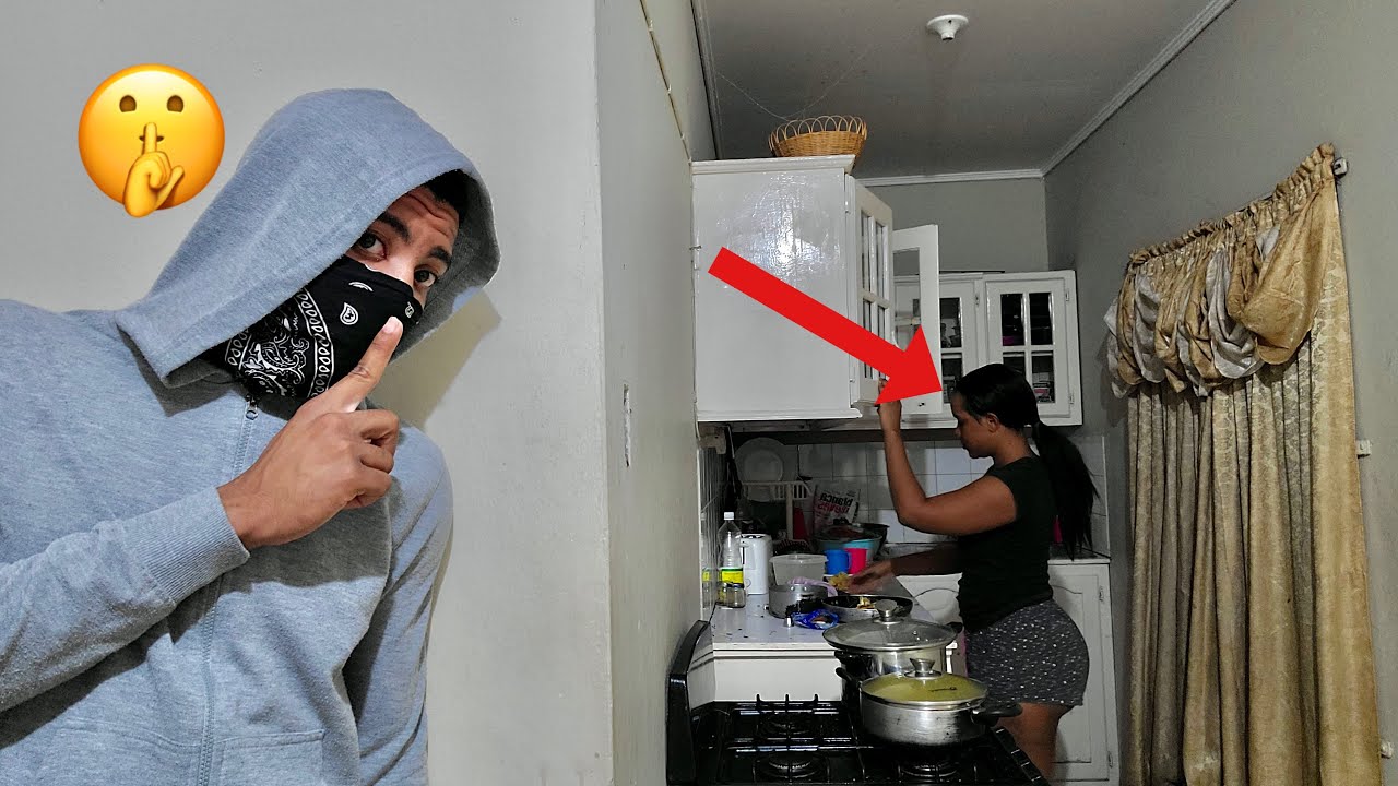 CAUGHT THE COMMUNITY THEIF IN OUR KITCHEN AT NIGHT - YouTube