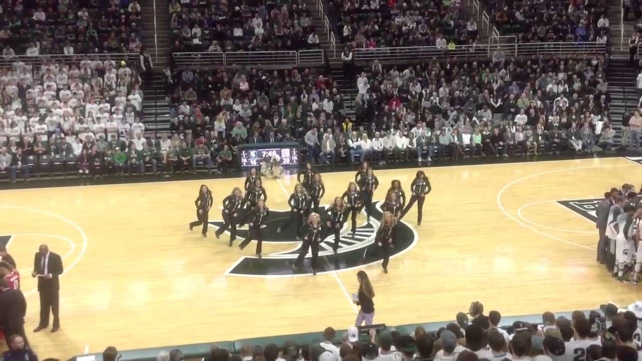 Michigan State Dance Team "Walk Through Mix" - YouTube