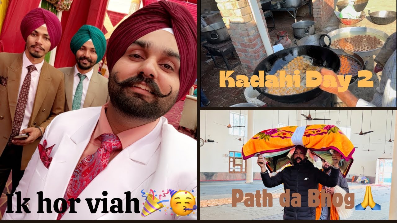 Path da bhog te ik hor Viah🥳|| Punjabi Vlog|| Asaimber Mann - YouTube