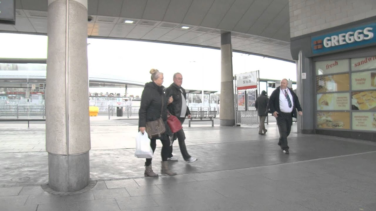 Sunderland bus station (Park Lane interchange main entrance/exit) - YouTube