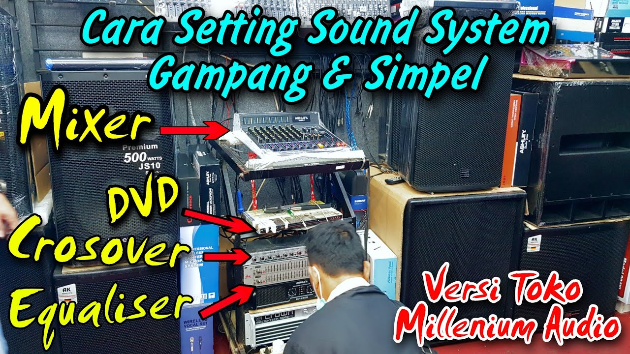 Cara Seting Sound System Mudah - konektor Mixer ,Equaliser, Crosover ...