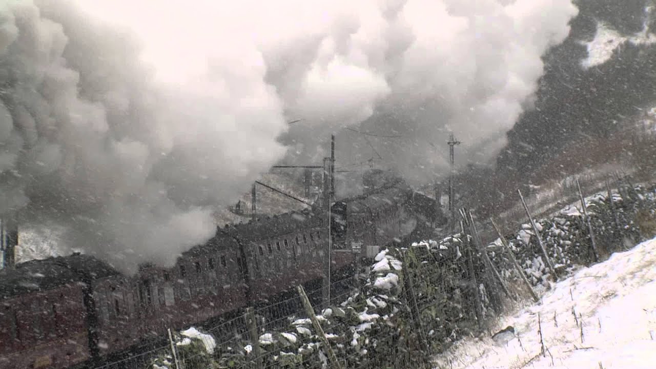 60009 Hammers towards Shap summit on the Winter CME 23rd Feb 2013 ...