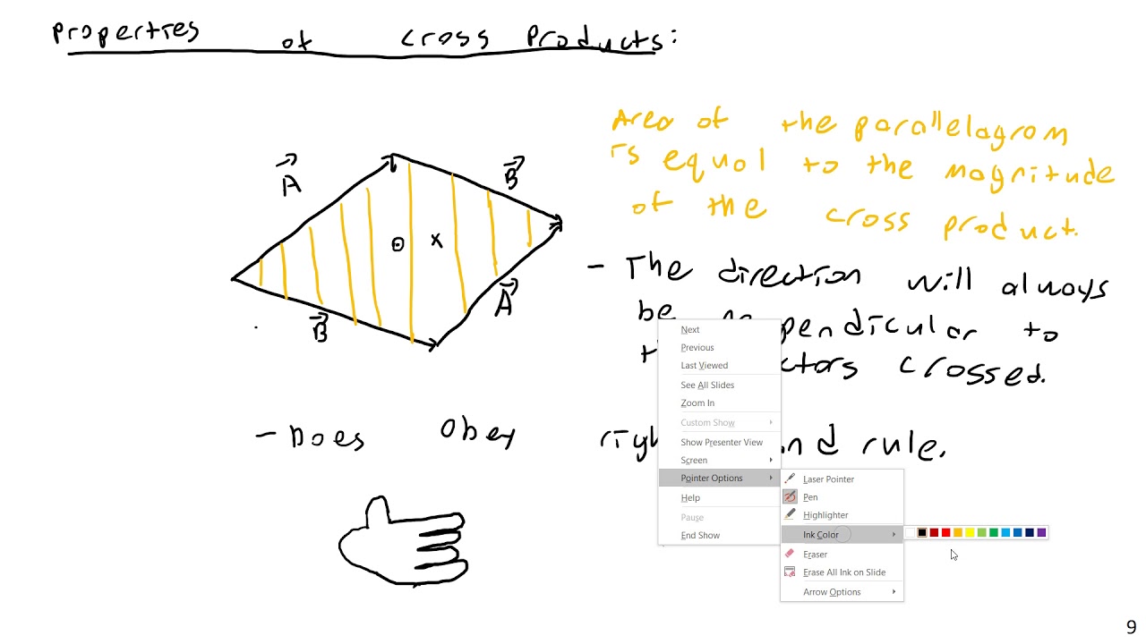 Cross Product - Engineering Statics - YouTube