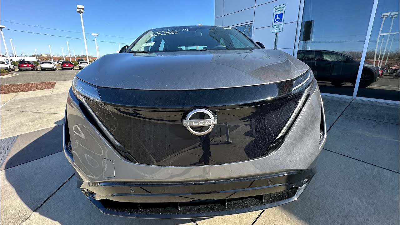 2023 Nissan Ariya Engage Gun Metallic - YouTube