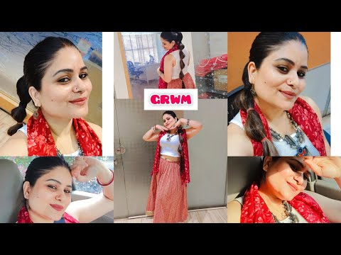 Get ready with me on a sunny thursday❤️🧡🤍 long skirt with tank top😱🔥 #getreadywithme #viralvideo